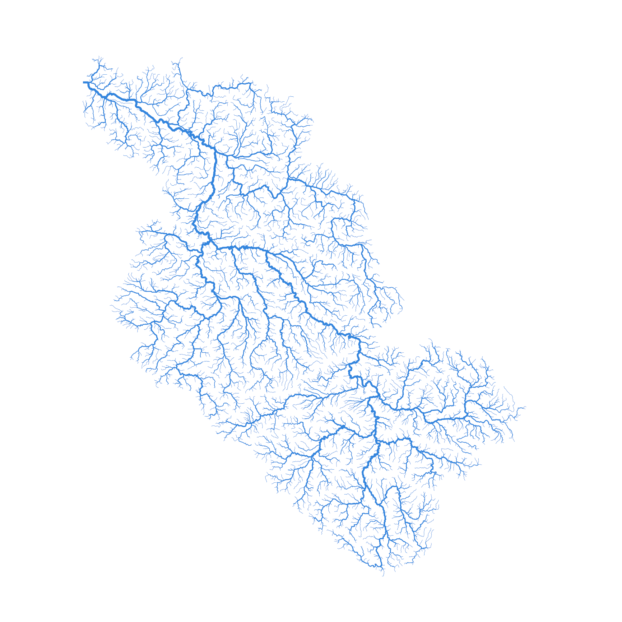 CUSTOM Maps of the Elbe river basin – Grasshopper Geography