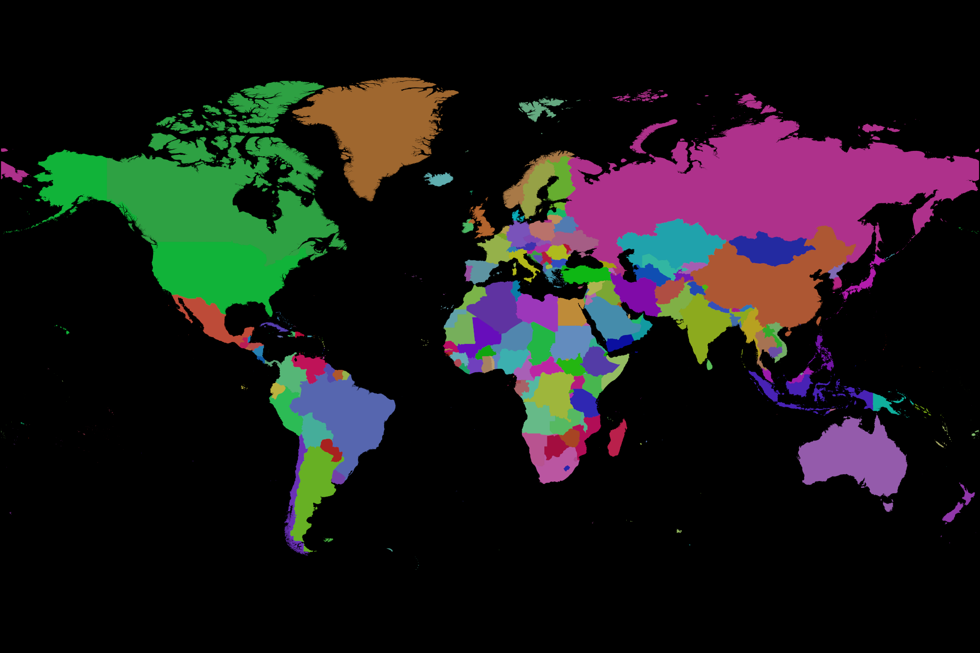 CUSTOM Maps of the world – Grasshopper Geography