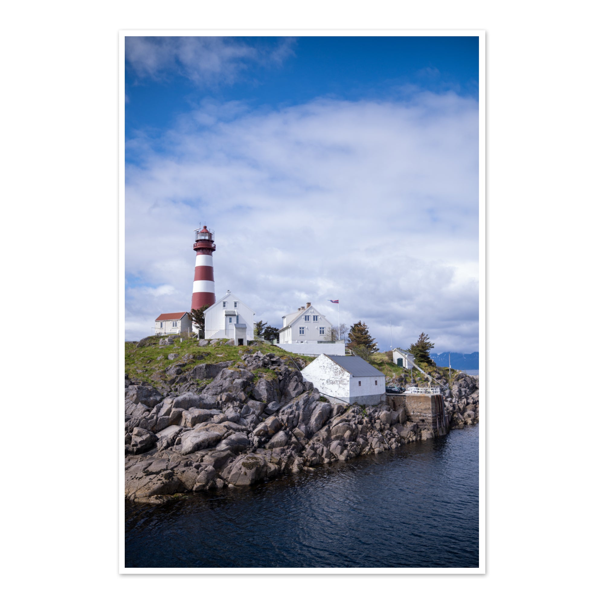 Lighthouse of Skrova - Photo Art Print – Grasshopper Geography