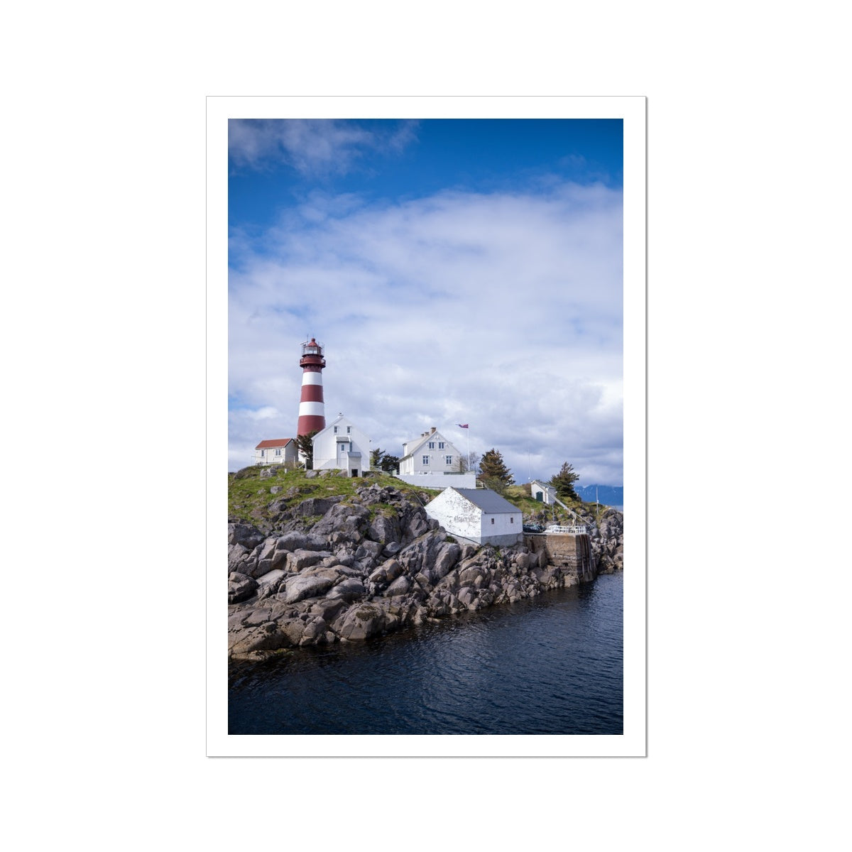 Lighthouse of Skrova - Rolled Canvas – Grasshopper Geography