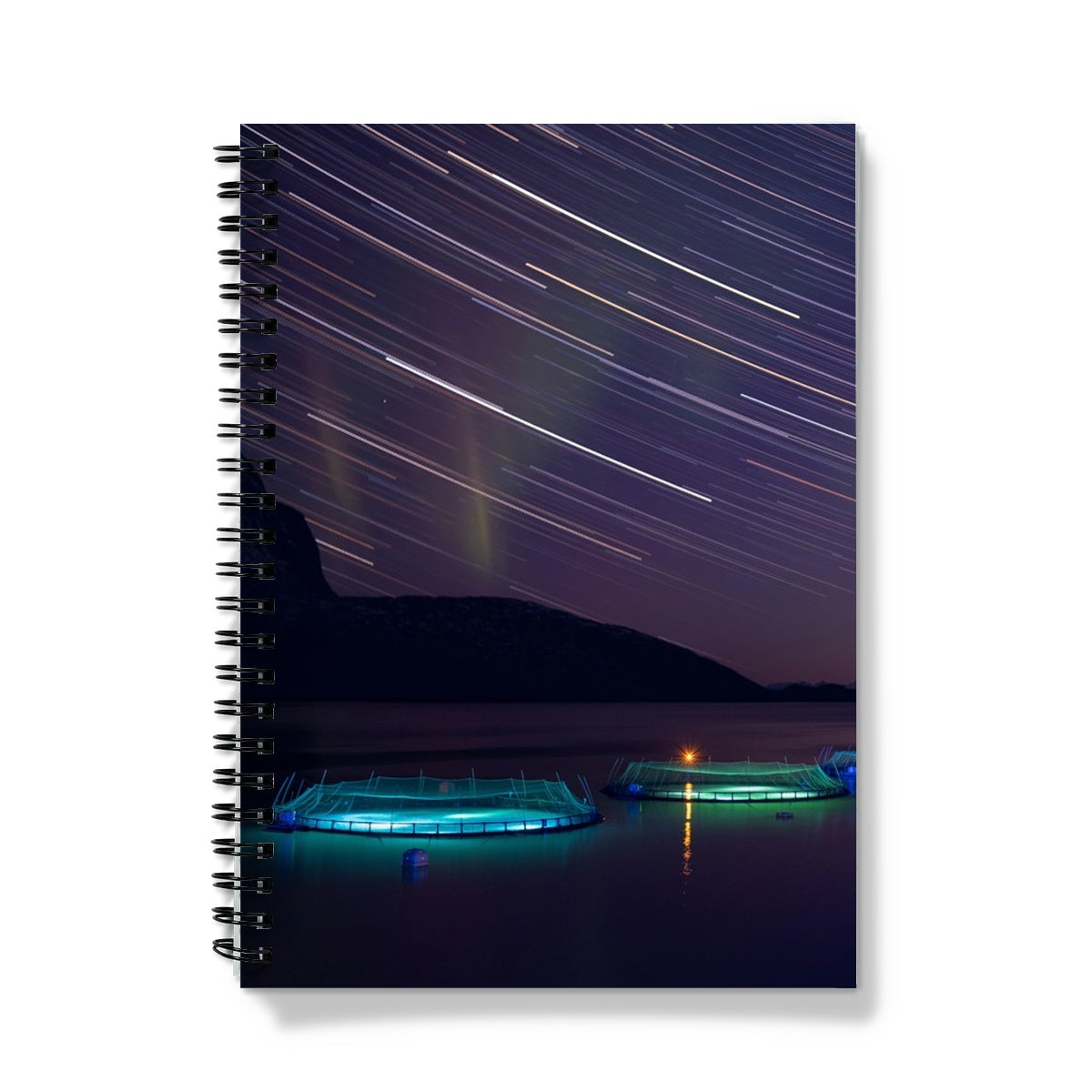 Star trails with aurora above the fish pens III - Notebook ...